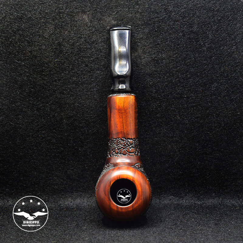 پیپ داپر قهوه‌ای گلدار